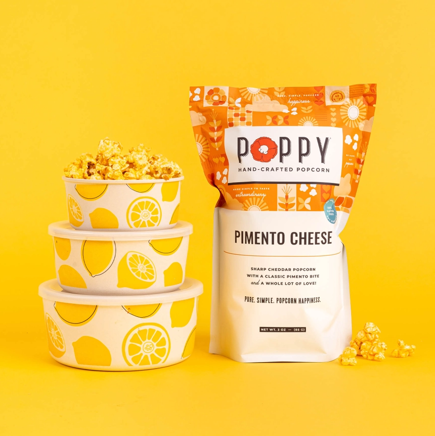 Poppy Pimento Cheese Popcorn | Joe and Son's Olive Oils